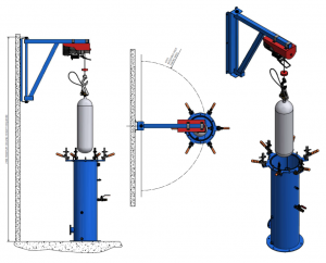 Swing Arm Hoist – Octopus Test Systems